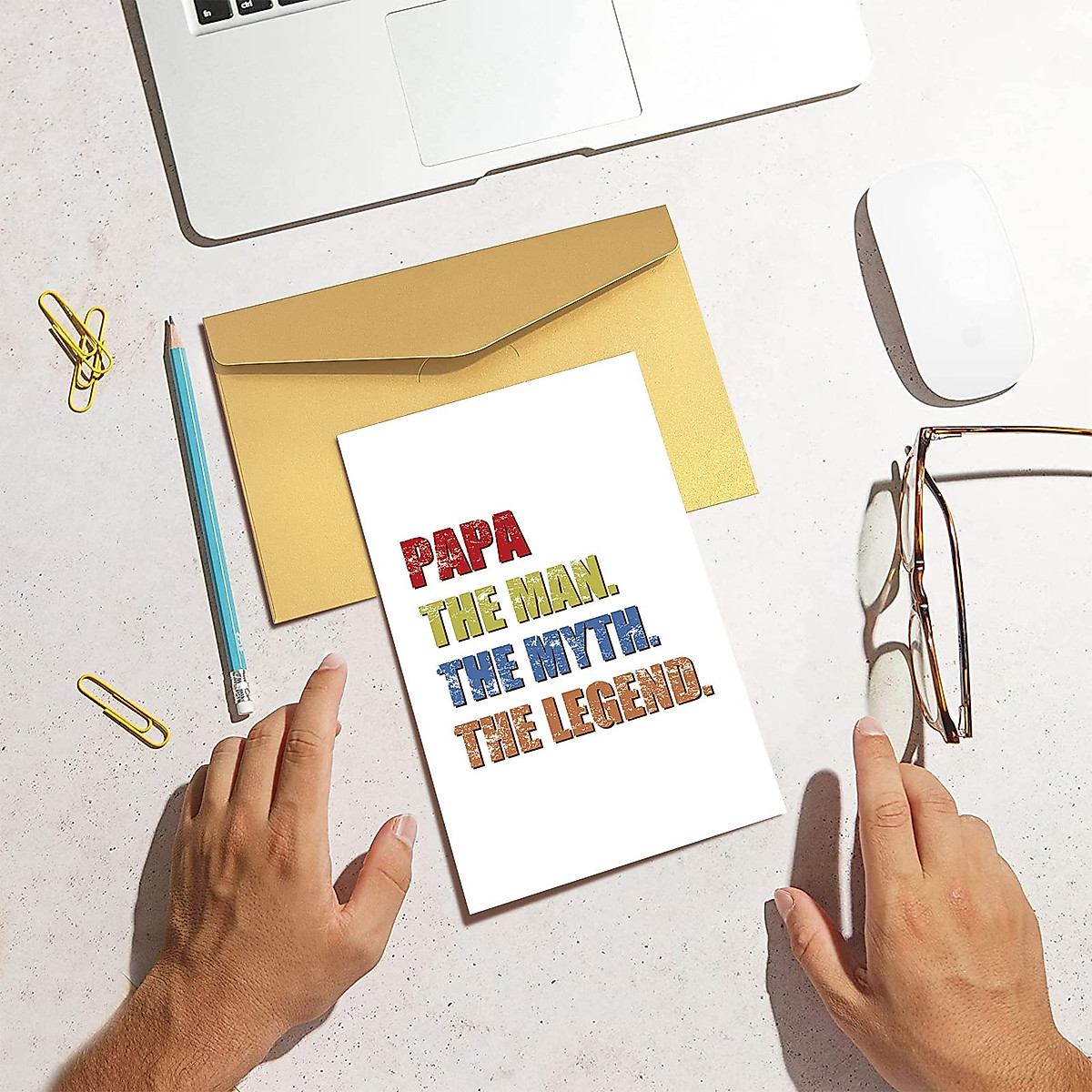 Funny Fathers Day Card, Father Day Gift for Dad, Papa Birthday Card Gift, The Man The Myth The Legend