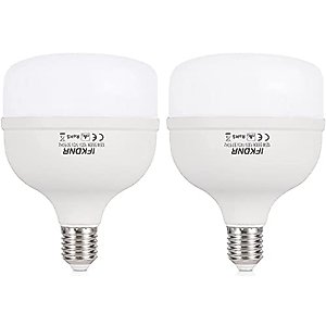 IFKDNR 2 Pack 105W LED Light Bulb 5500K Flicher-Free Daylight White Softbox Bulb 10000 Hours Lifetime E27 Base for Photography Studio Lighting