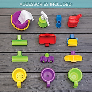 Step2 Car Wash Splash Center, Kids Water Table & Pretend Play Car, Activity Sensory Playset, Summer Outdoor Toys, 13 Piece Water Toy Accessories, For Toddlers 3+ Years Old