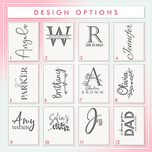 Personalized Tumbler with Engraved Name - 12 Designs, 20 Oz Coffee Tumbler with Slider Lid, Rose Gold, Double Wall Insulated - Custom Gifts for Women