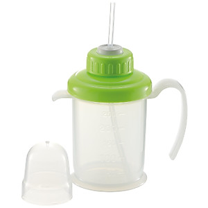 Richell Straw Mug 250ml Green