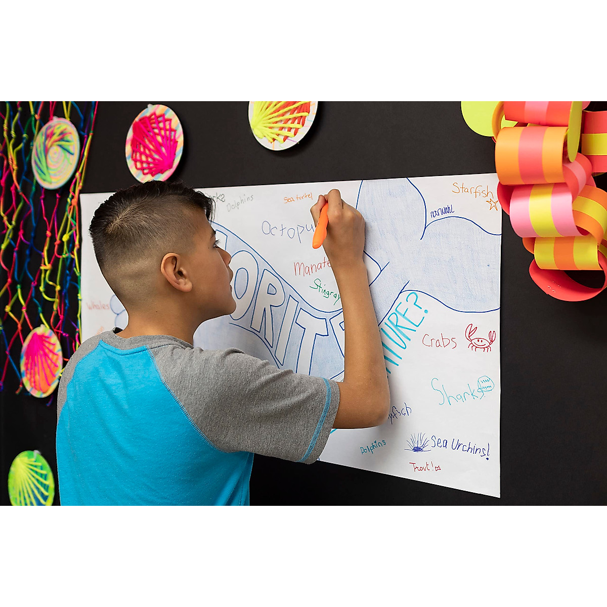 Prang (Formerly Art Street) Art & Easel Roll, White, 18" x 75', 1 Roll