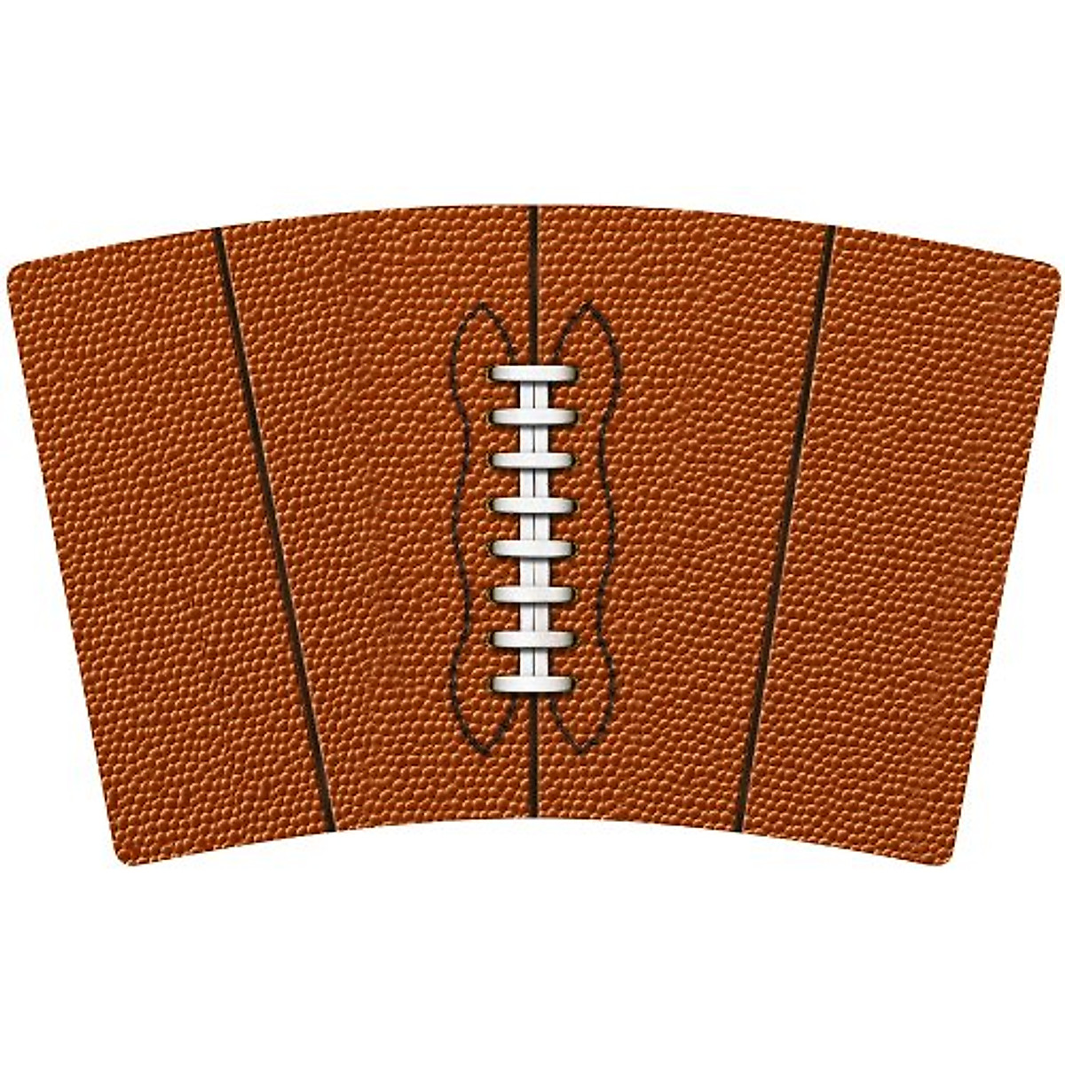 Mugzie "Football" Stainless Steel Travel Mug with Insulated Wetsuit Cover, 20 oz, Black