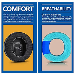 AW510H Earpads - Compatible with AW510H AW 510H Headset I Comfort Gel Breathable Mesh Replacement Ear Cushion (Gel Breathable Mesh)