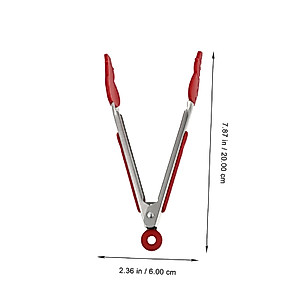 Didiseaon 3 Pcs Bbq Tongs Salad Tong Metal Ice Tongs Cake Tong Grill Tools Kitchen Tong Christmas Snowman Shaped Tongs Cooking Clamp Bakery Tong Grill Tong Stainless Steel Camping Utensils