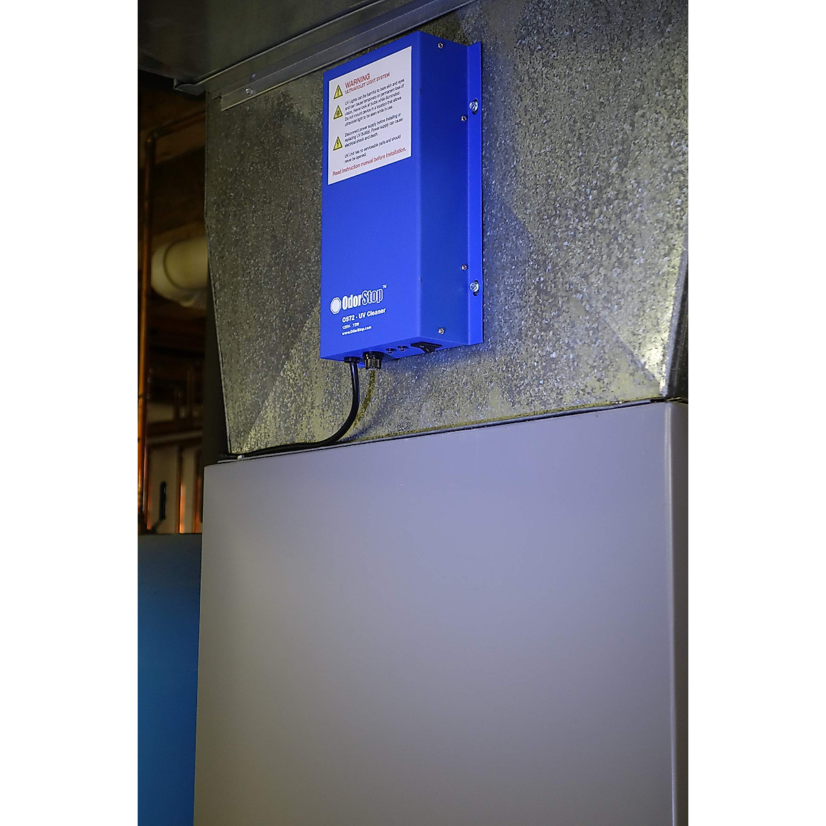 OdorStop OS361 36W UV Air Purifier with 16-in Bulbs