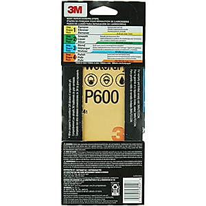 3M 03020 Imperial Wetordry 3-2/3" x 9" P600 Grit Sandpaper