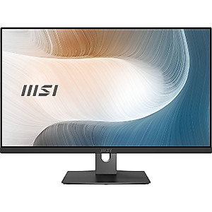 MSI Modern AM271P AIO Desktop, 27" FHD IPS-Grade LED, Intel Core i7-1165G7, 16GB Memory (Dual-CHL), 512GB SSD, WiFi 6, BT 5.1, Black, Windows 11 Home (11M-426US)