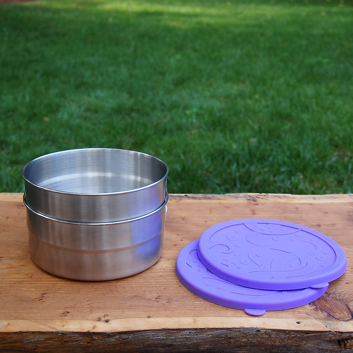 Ecolunchbox Stainless Steel Leak-Proof Large Round Food Container, Jumbo