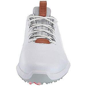 Puma Golf Men's Ignite Pwradapt Leather 2.0 Golf Shoe, White, 9 M US