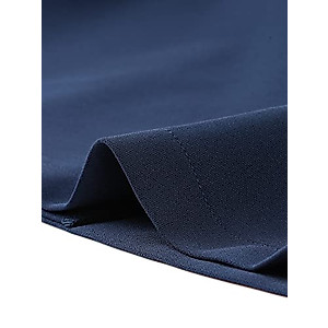 Allegra K Women's Sleeveless Notched Lapel Double Breasted Belted Work Office Blazer Dress X-Large Navy Blue