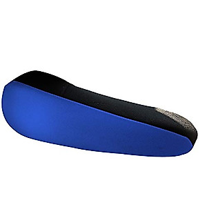 FH Group Flat Cloth Fabric Blue Armrest Cover Semi-Universal Fit, One Pair Blue