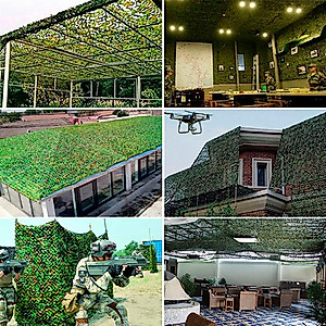 Hunting Military Camouflage Nets Woodland Army Training Camo Netting Car Covers Tent Shade Camping Sun Shelter (Black, 1.5x4M)