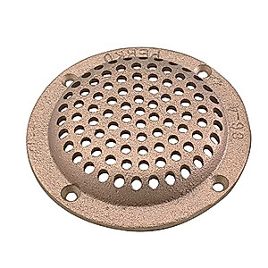 Perko 0086DP3PLB Round Bronze Strainer - 3.5"