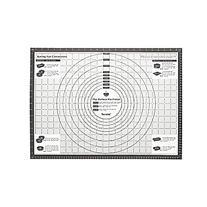 Tovolo Pro-Grade Sil Pastry Mat w/Reference Marks for Baking, Food and Meal Prep, Cooking and More 25" x 18"