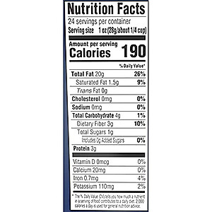 Fisher Chef's Naturals Pecan Halves 24oz (Pack of 1), Unsalted Raw Nuts for Cooking, Baking & Snacking, Vegan Protein, Keto Snack, Gluten Free