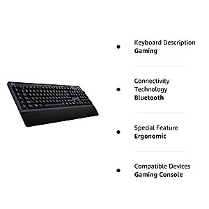 Logitech G613 LIGHTSPEED Wireless Mechanical Gaming Keyboard, Multihost 2.4 GHz + Bluetooth Connectivity (Renewed)