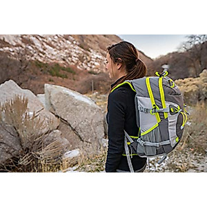 TETON Sports Pursuit 2000 Backpack; Packable, Lightweight, Comfortable Daypack for Hiking and Travel; Overnight Bag, Grey (1200)