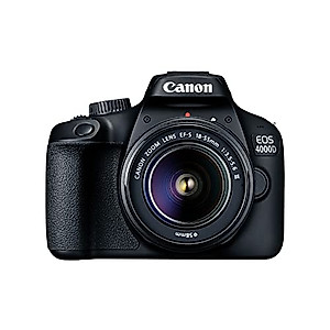 Canon EOS 4000D Kit + EF-S 18-55 DC III, 3011C003 (DC III) (International Model)