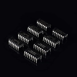 OWAHO IC Kits 40pcs/Lot Integrated Circuit Logic IC Kit CD4011 CD4069 CD4052 CD4053 DIP Electronic Component with Chipset (Color : Cd4069-10pcs)