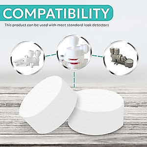 Metpure Replacement Pads for Automatic Leak Detectors in Under Sink Reverse Osmosis Water Filtration Systems - Replacement Pads Only 5/8" Diameter x 5/16" Height (2 Pack)