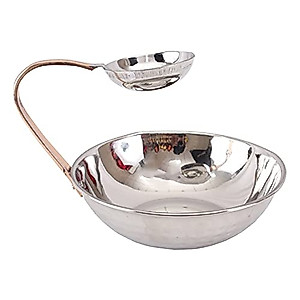 Generic Chip and Dip Two Pieces Family Size Serving Tray, Fruit, Salad, Appetizer Decorative Dish Set. Stainless Steel Snacks Bowl, Nacho Kitchen Set. Shrimp, Fruit, Salad, Taco Party Platter.