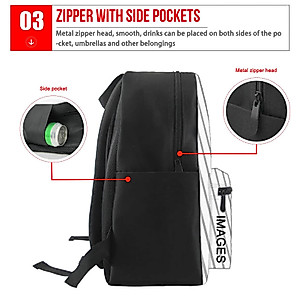 Belidome Adorable Hamster School Student Backpack For Girls Boys School Book Bags Daypack Lightweight Durable