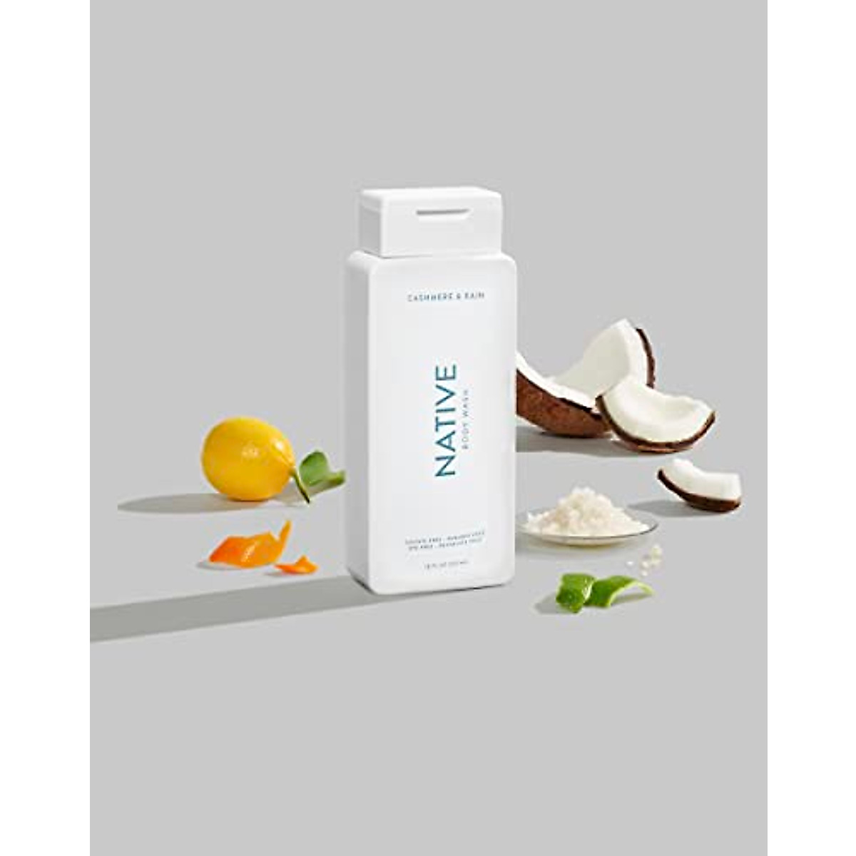 Native Body Wash Twin Pack | Naturally Derived Clean Ingredients, 18 fl oz (532 mL) Each (Lilac & White Tea/ Cashmere & Rain)