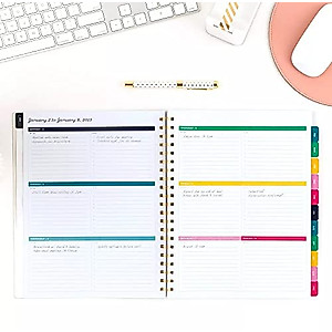 At-A-Glance Emily Ley 2023 Planner Weekly/Monthly 11"x8.375" Happy Stripe