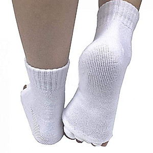 Toe Separator Socks Yoga Sports Gym Health Massage Foot Alignment Socks