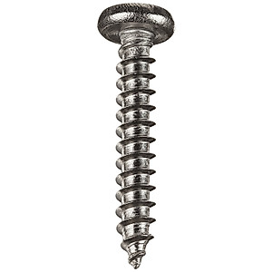 Small Parts 0816ATP188 18-8 Stainless Steel Sheet Metal Screw, Plain Finish, Pan Head, Star Drive, Type A, #8-15 Thread Size, 1" Length (Pack of 50)