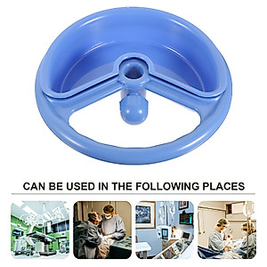 Cabilock Infusion Support Dining Tray Plastic Tray Hospital Supply Storage Tray for Perfusion Support Infusion Support Accessory Plastic Infusion Tray Detachable Drip Stand Plate