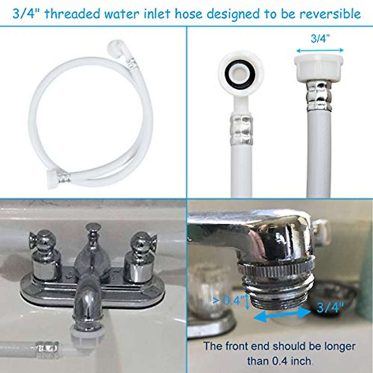 Giantex Full-Automatic Washing Machine Portable Washer and Spin Dryer 7.7 lbs Capacity Compact Laundry Washer with Built-in Barrel Light Drain Pump and Long Hose for Apartments Camping (White & Pink)