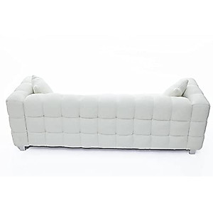 Akrenar 82" Modern Oversized Sofa, Sofas with Two Pillows, Couches for Living Room, Bedroom,Beige