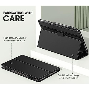 MoKo for Amazon Kindle Fire Max 11 Case (13th Generation, 2023 Release) 11" - Slim Folding Stand Cover Case for Fire 11 Tablet with Auto Wake/Sleep, Black