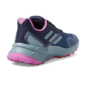 adidas Women's Terrex Soulstrides Trail Running Shoe, Wonder Steel/Magic Grey Metallic/Pulse Lilac, 8.5