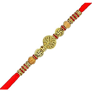 Tree of Life Rakhi for Brother Multicolor Beautiful & Fancy Designer Thread Raksha Bandhan Rakhi for Loving Brother Bhai RURAKH005