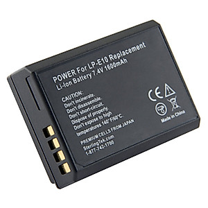 STK LP E10 Battery for Canon Eos Rebel T6 T7 T5 T100 T3 Cameras Cannon Accessories LPE10 Bateria Grip LP-E10 CanonT6 Revel DSLR Camera Extra Batteries 1200 1300 1500 D Spare Accesorios para Camaras