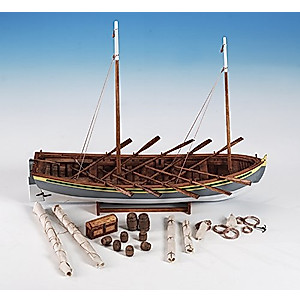Model Shipways Wood HMS Bounty Launch 1:16 Plank-on-Frame Kit MS1850 - Model Expo.
