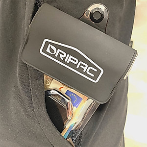 DRIPAC Waterproof Car Key FOB Case Waterproof Wallet Waterproof Holder Pouch for Key ID Badge Credit Card Money（Black）