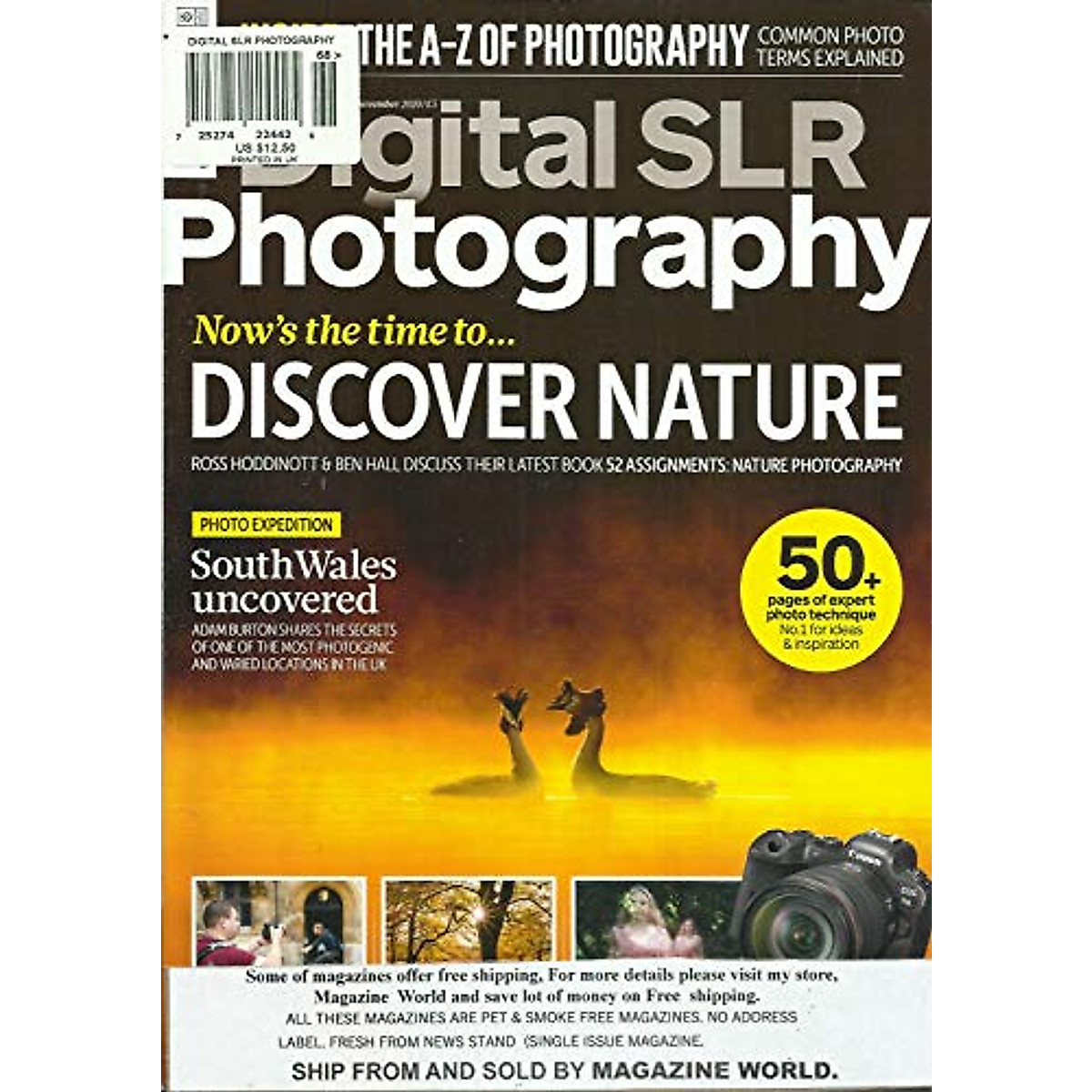 DIGITAL SLR PHOTOGRAPHY MAGAZINE, DISCOVER NATURE NOVEMBER 2020, ISSUE 168