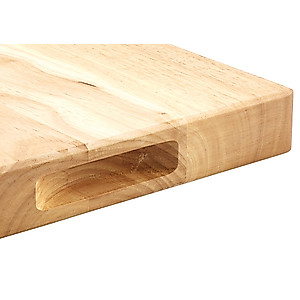 Winco Heavy-Duty 1.75" Thick Wood Cutting Board, 18" x 30", Natural Wood