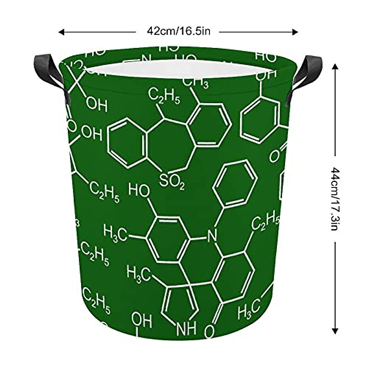 Chemistry Science Oxford Cloth Laundry Basket with Handles Storage Basket for Toy Organizer Kids Room Nursery Hamper Bathroom