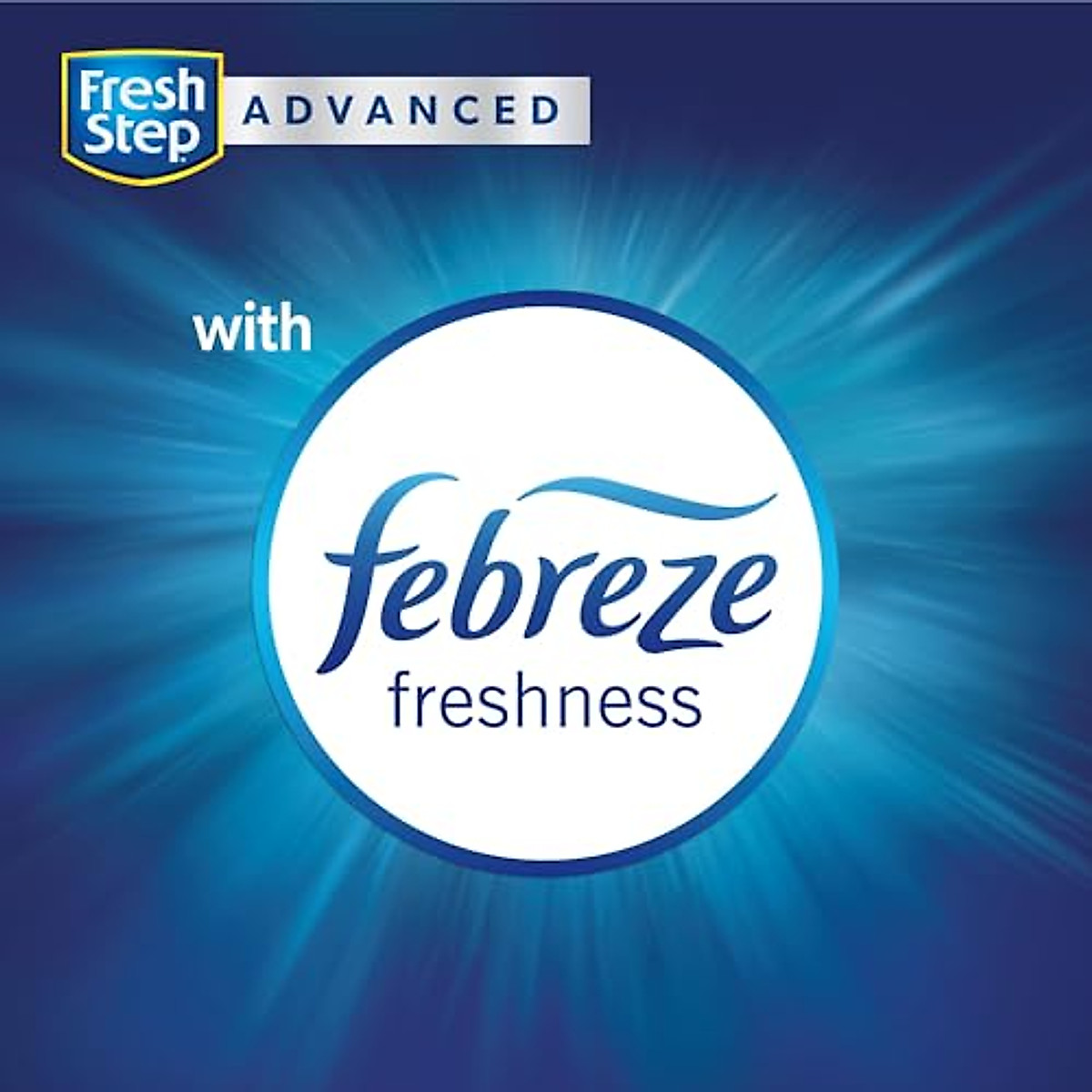 Fresh Step Clean Paws Cat Litter With Febreze Freshness, Advanced Multi-Cat Low-Tracking Clumping Litter With Guaranteed Odor Control, 37 lbs. (2 x 18.5 lb. Box)