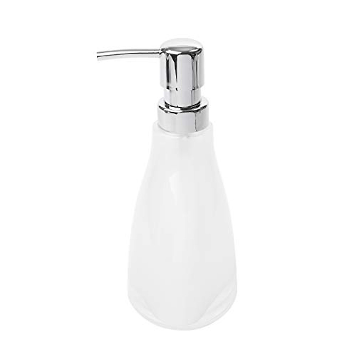 Umbra Vapor Frosted Glass Soap Pump White 7.975x4.675x4.345