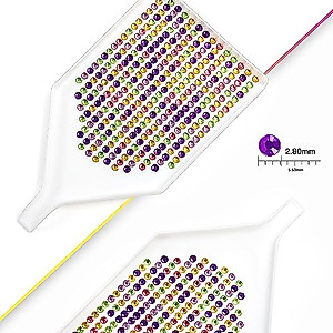 YBUTVY 5D Diamond Painting Beads, 20 Colors 20000 Pcs Round Sparkle Diamond Drill for Replacement for Missing Drills for DIY Crafts, 1000pcs Per Bag