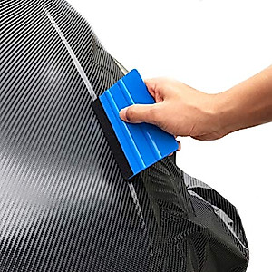 Vankcp 12 Pcs Car Felt Edge Squeegee Kits 4 Inch Squeegee Vinyl Scraper Tool Plastic Car Washing Windshield Squeegees for Window Tint,Car Vinyl Wrap,Decal Sticker Installation, Wallpaper (12 Pieces)