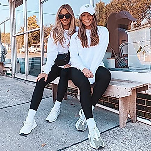 Hmuuo 3 Pack Leggings for Women High Waisted Tummy Control No See-Through Yoga Pants Workout Running Leggings