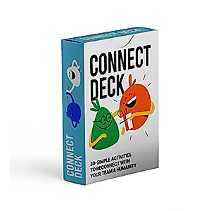 Connect Deck - Inspirational & Activity-Based Cards to Strengthen Connections with Others (Remotely or in-Person)