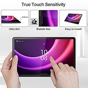ProCase 2 Pack Screen Protector for Lenovo Tab P11 2nd Gen 2023 11.5 inch (TB-350FU/TB-350XC),Tempered Glass Transparency 9H Screen Film Guard for Tab P11 Gen 2nd 11.5" Tablet